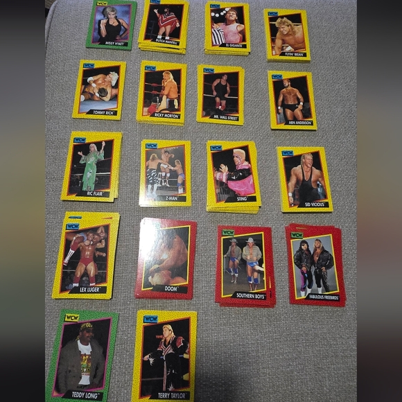 Other | Vtg 1991 Wcw World Championship Wrestling Trading Cards Approx ...